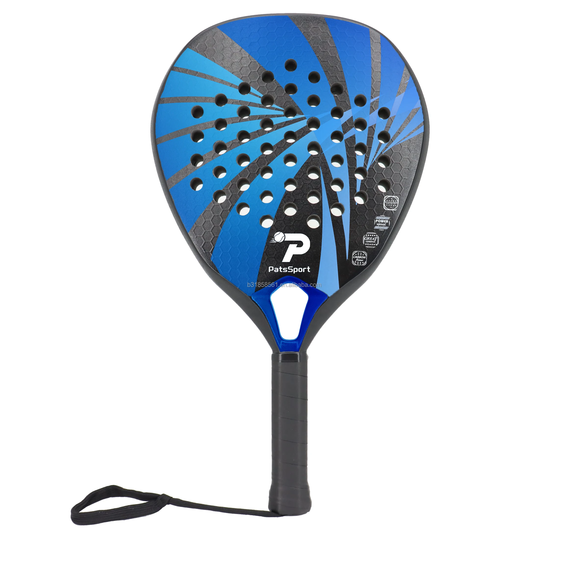 Hot Sale 18K Carbon Fiber 15-17 EVA Lightweight Head Padel Paddle ...