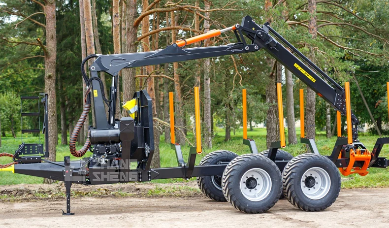 Small Used Log Loader Trailers For Sale Hydraulic Log Trailer For Atv ...