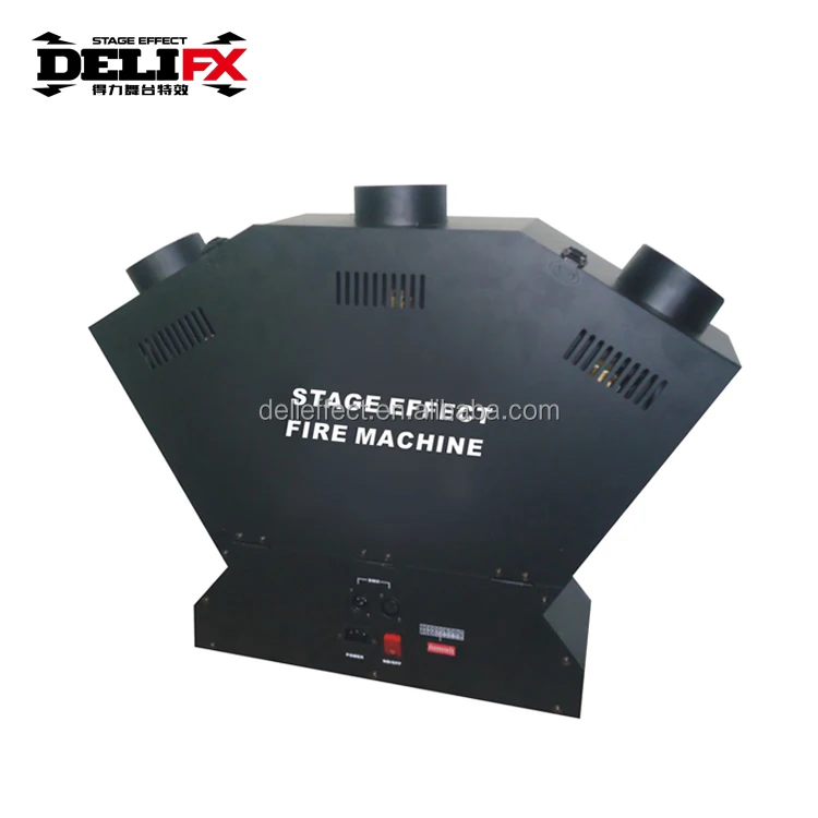 Dmx512 Classic Triple Flame Machine 3 Heads Fire Jet Machine With Good ...