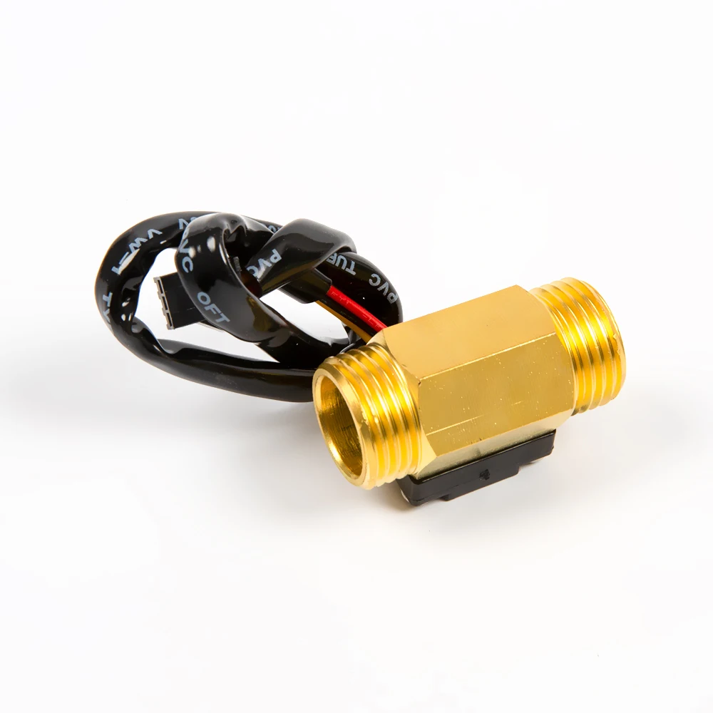 YF-B1 Copper G1/2" DN15 Thread Hall Effect Water Flow Sensor