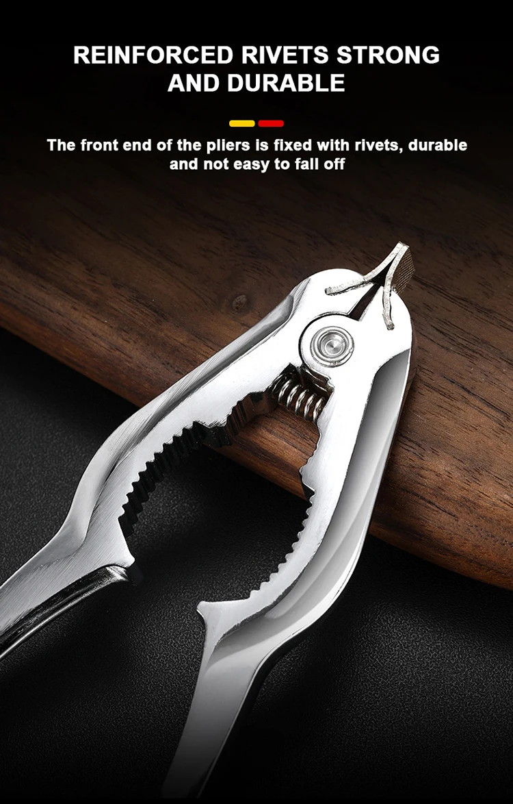 Clam Opener Walnut Clamp - Multifunctional Kitchen Tool