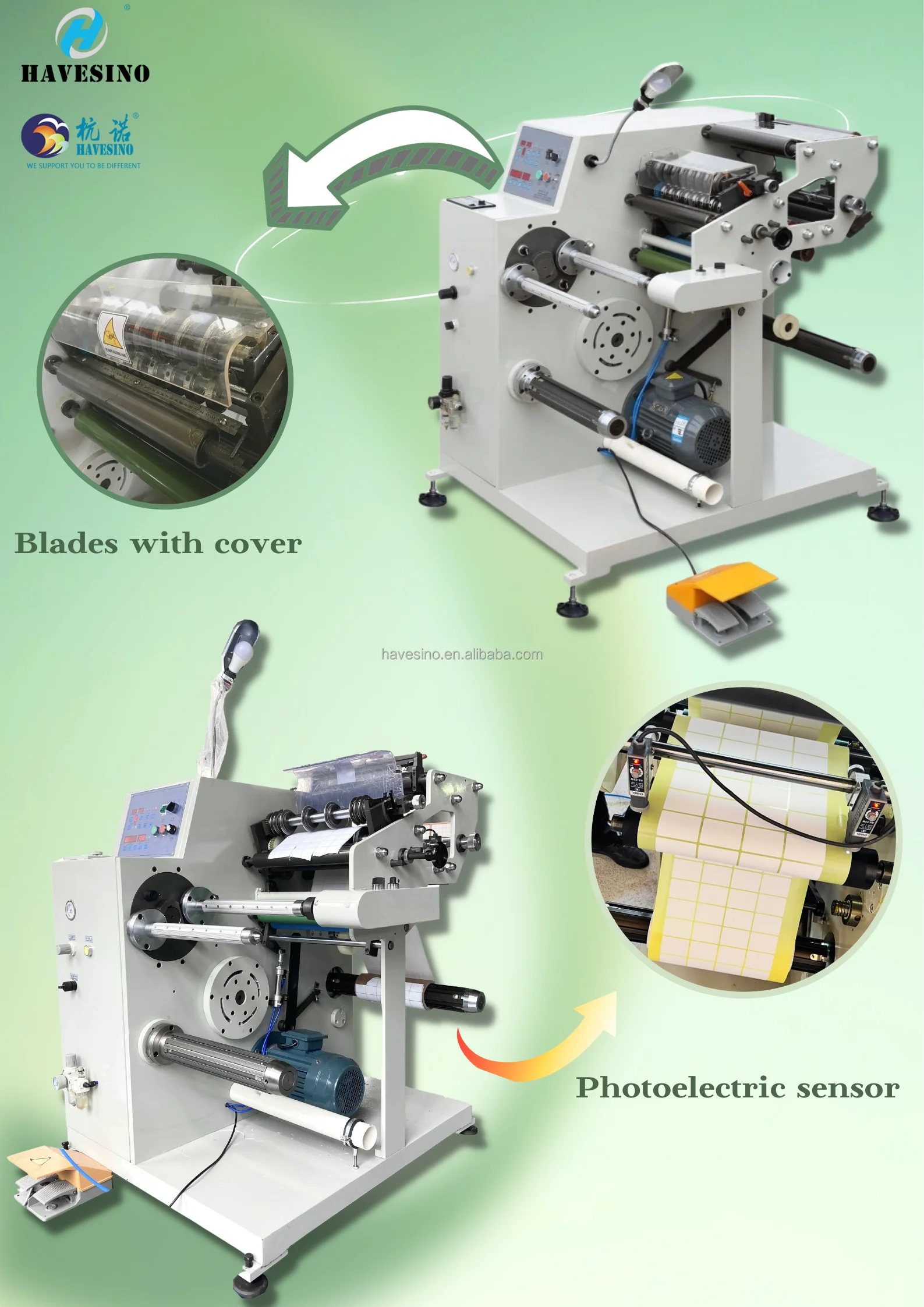 Adhesive Label Roll Slitting Rewinding Machine - High-Accuracy Die Cutter