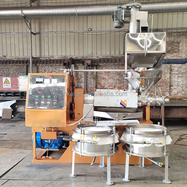 Screw Edible Oil Extraction Hot Press Oil Expeller Palm Oil Processing ...