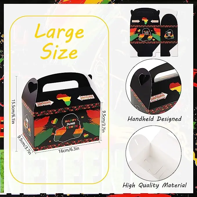 Happy Juneteenth Party Supplies,Black History Month Party Treat ...