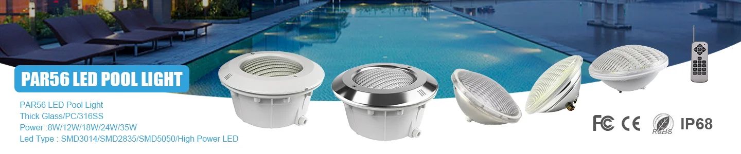 LED Par56 Niche Lights for Swimming Pool Underwater Illumination