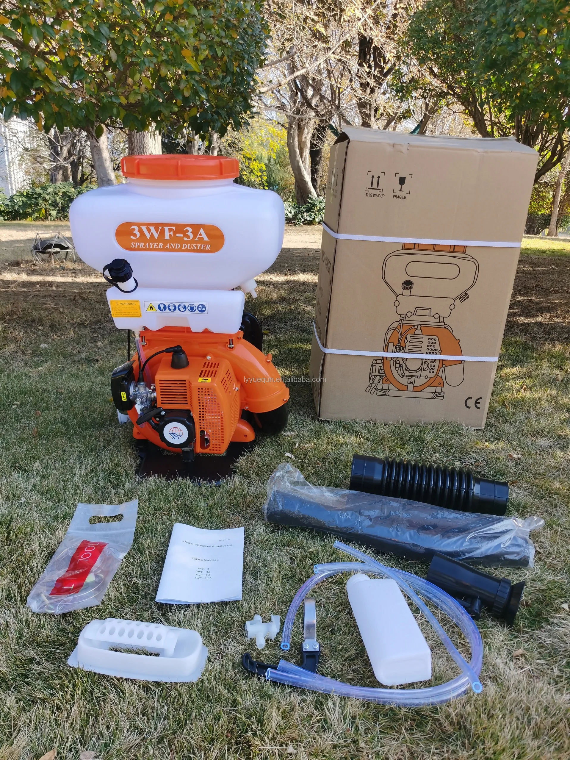 Knapsack Power Mist Duster Power Sprayer 2 Stroke 1e40f Gasoline Engine ...