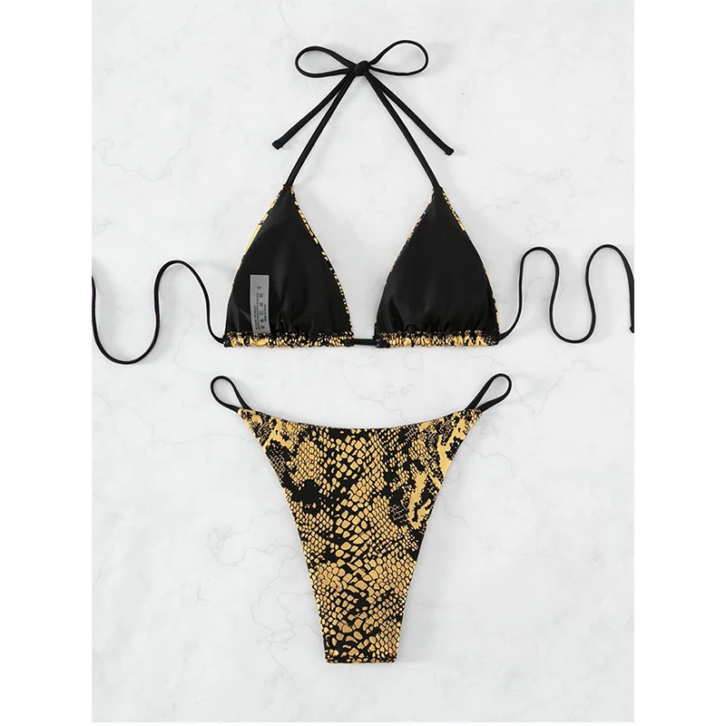 Shop Custom Swimwear Bikini with Logo Transfer Printing