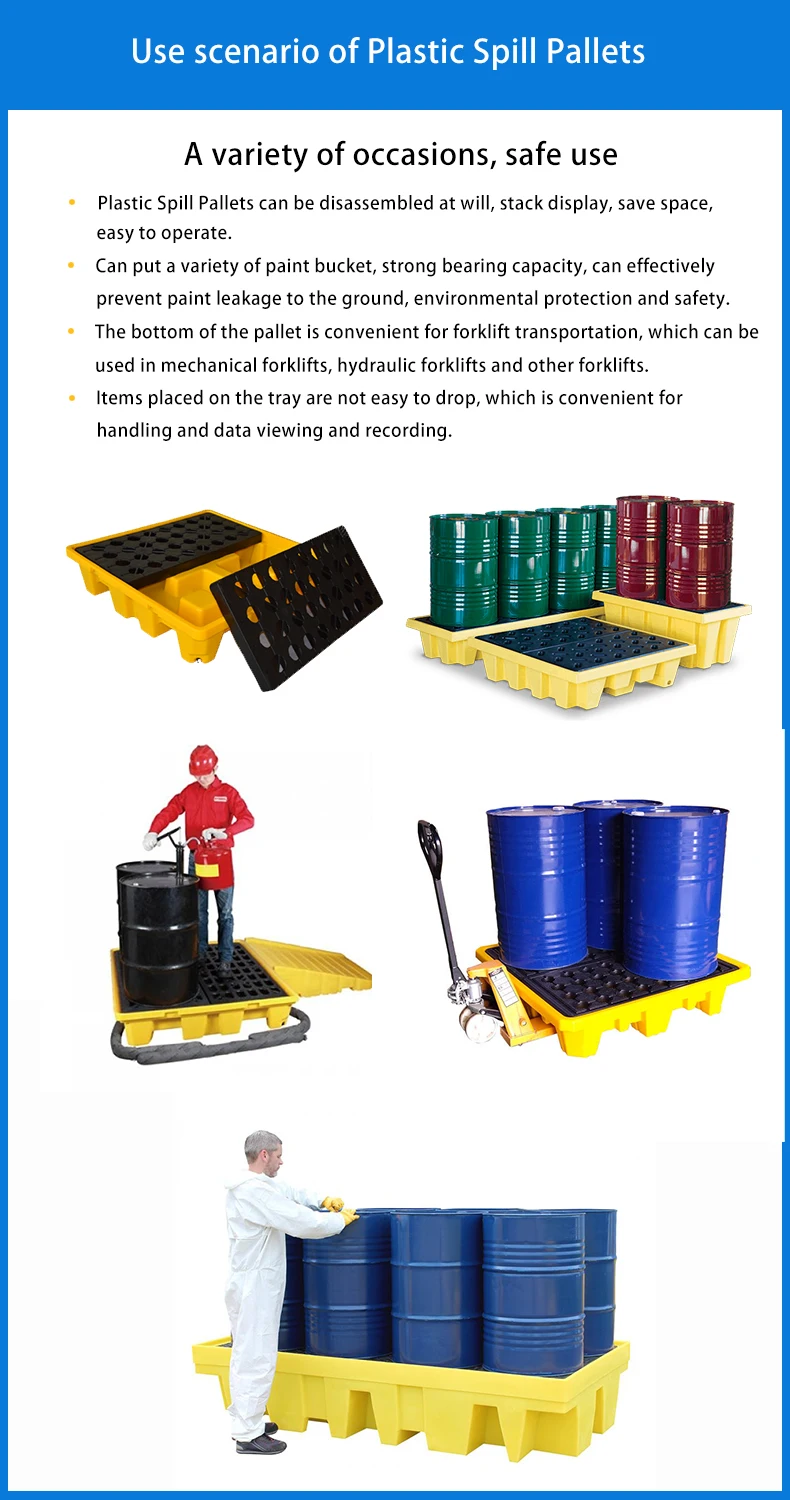 For Sale Anti Spill Containment Pallet Heavy Duty Hdpe Spill ...