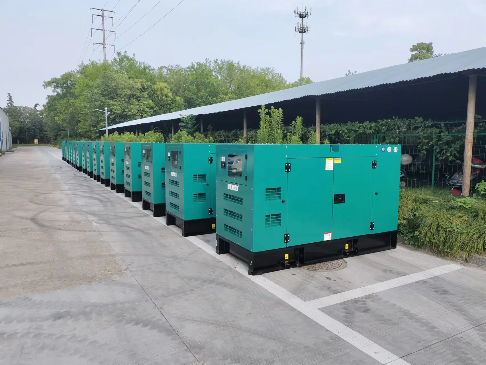 208V 3phase Diesel Generators by Perkin Engine - 20kw to 80kw
