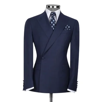 Luxury Italian Designer Business Man Suit 2pcs Turkish Formal Slim Fit ...