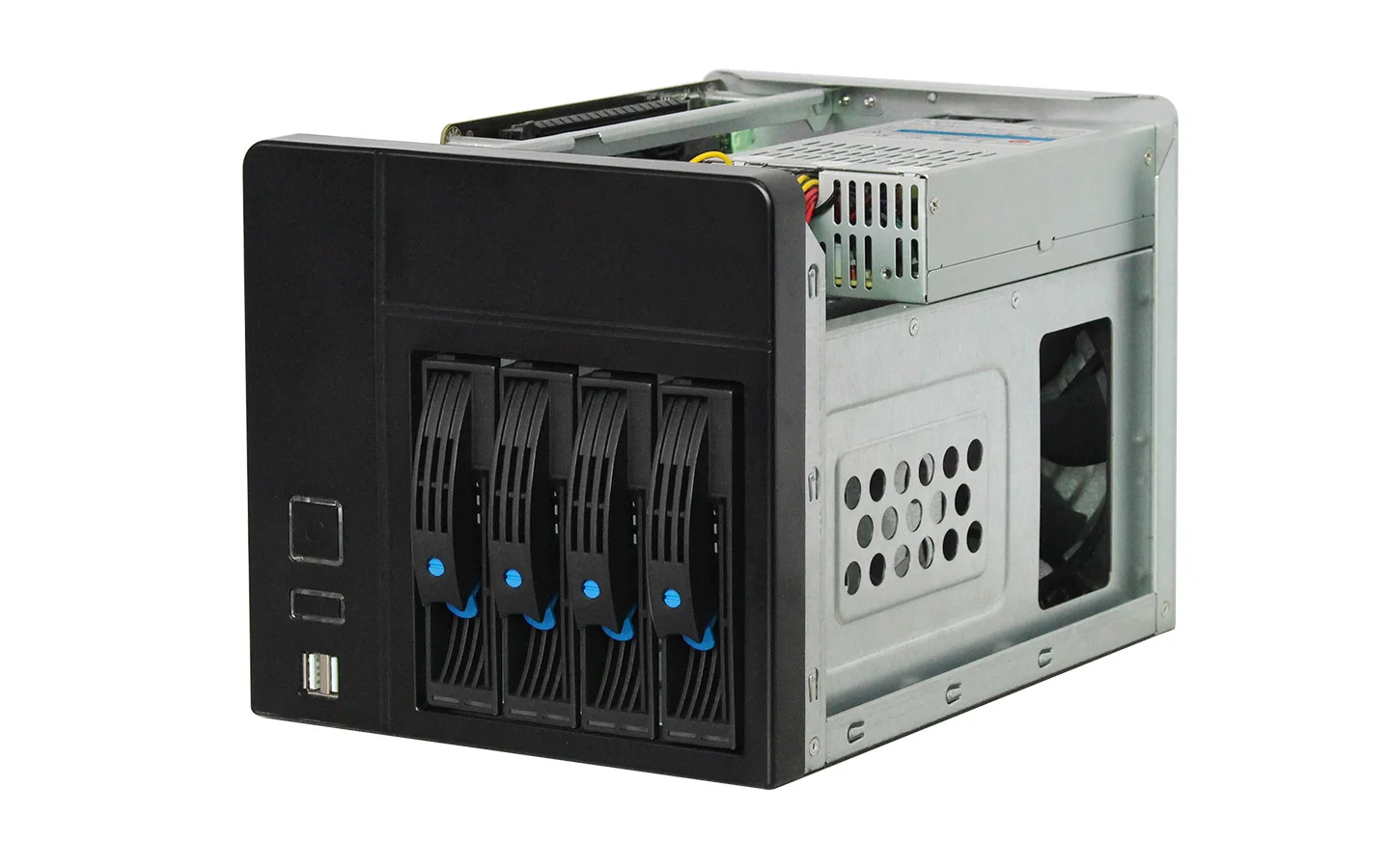 Armortec 4 Bay NAS Storage Server - Mini ITX with Dual-Core Intel CPU