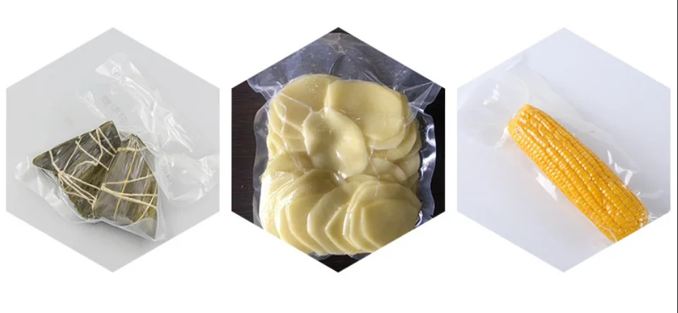 Automatic Compression Sealer Continuous Vacuum Packaging Machine Food ...