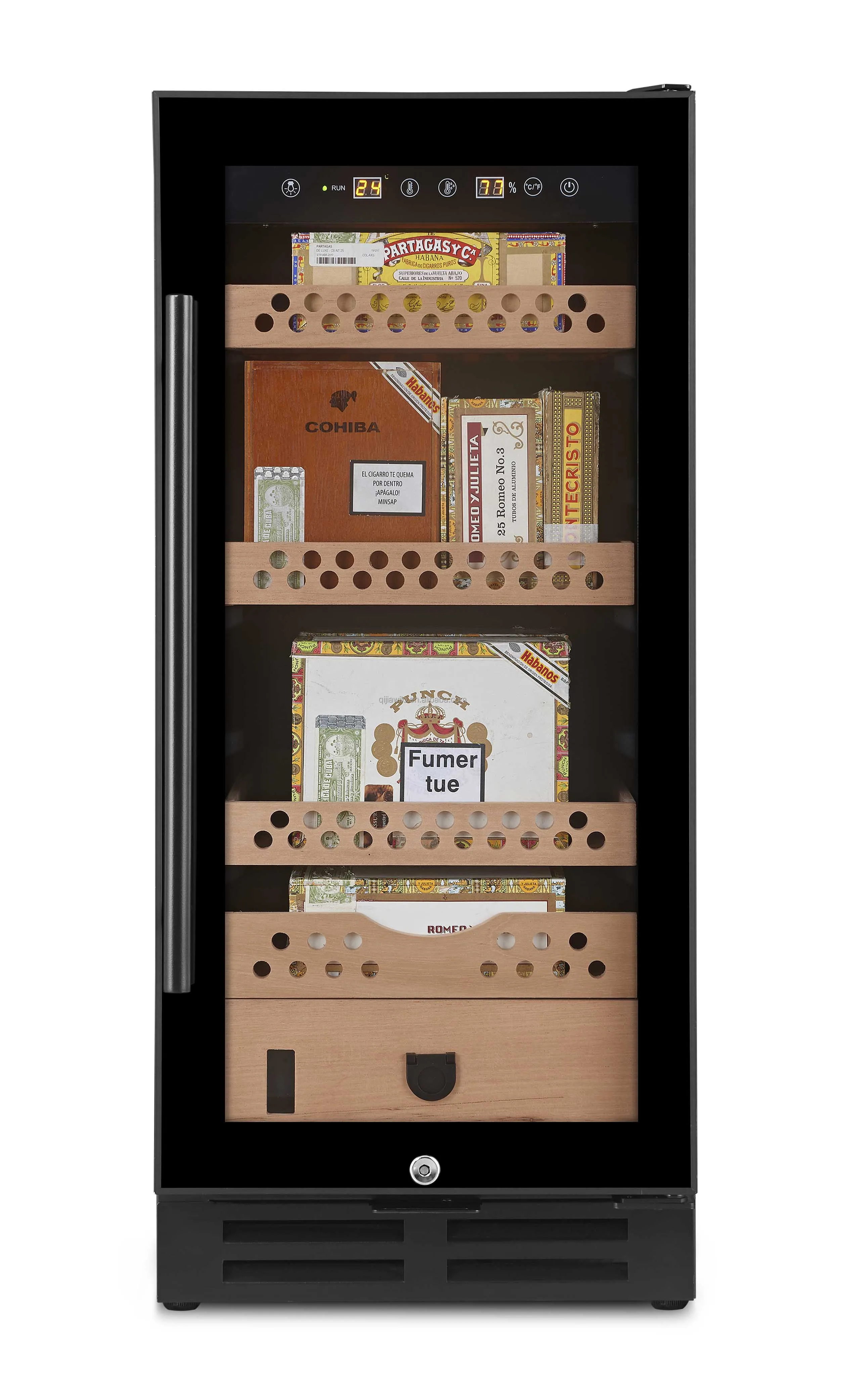 Cigar Humidor In Sitting Room Home Cigar Cabinet With Compressor - Buy ...