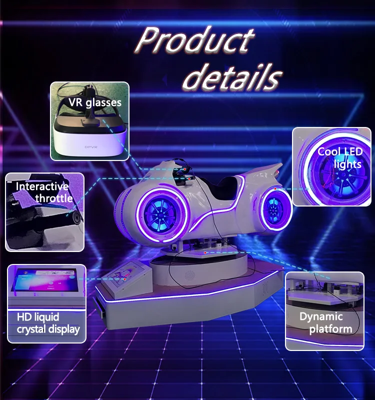 Racing Simulator Driving Vr Games Equipment Virtual Reality Motorcycle Driving Car Racing Game ...