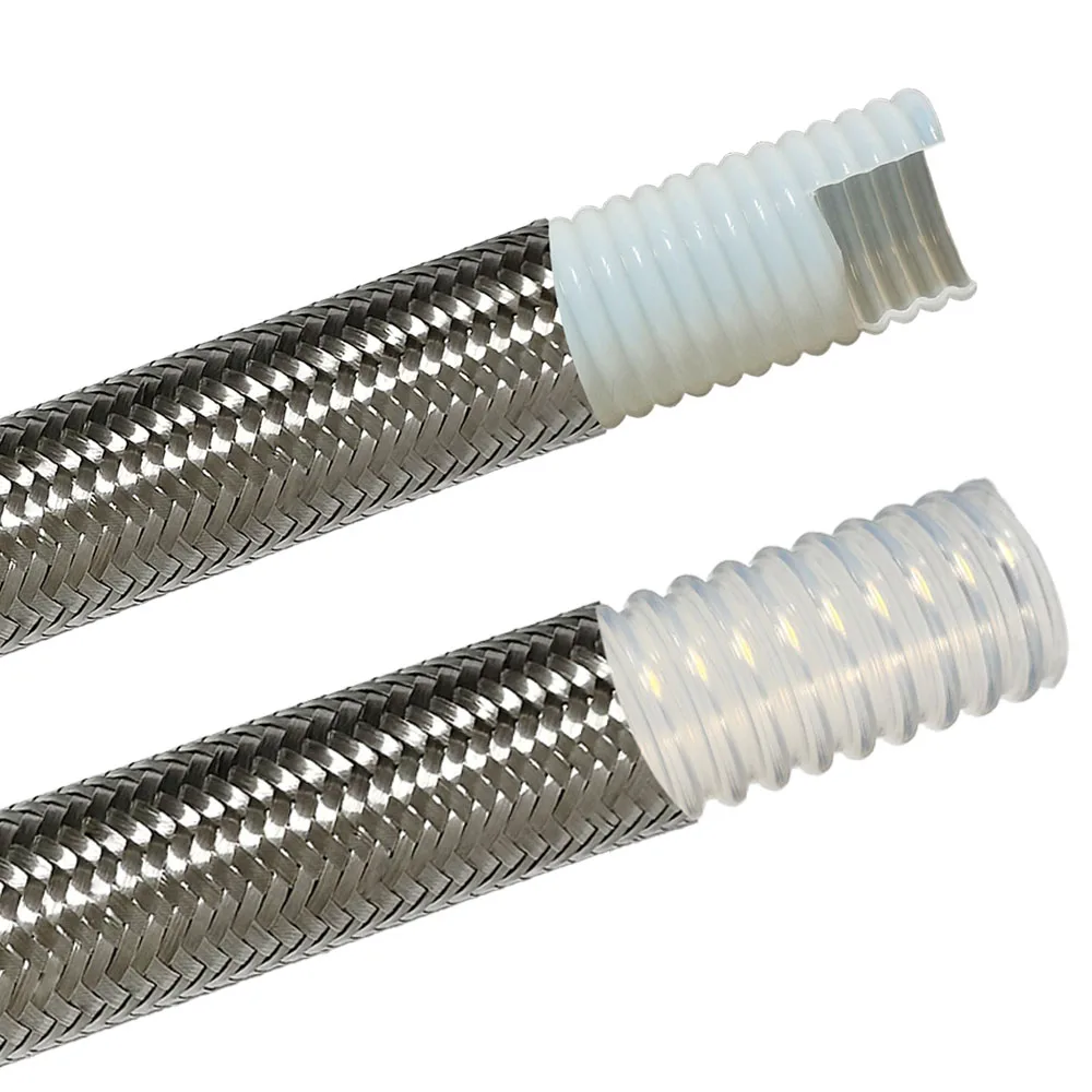 Convoluted PTFE Tubing Braided Hose Bellow Pipe| Alibaba.com