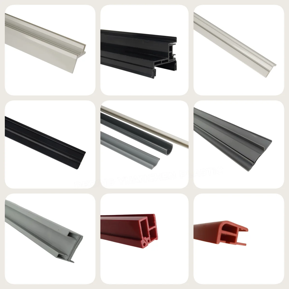 Upvc Profiles Plastic Pvc Strip For Window And Doors Professional ...