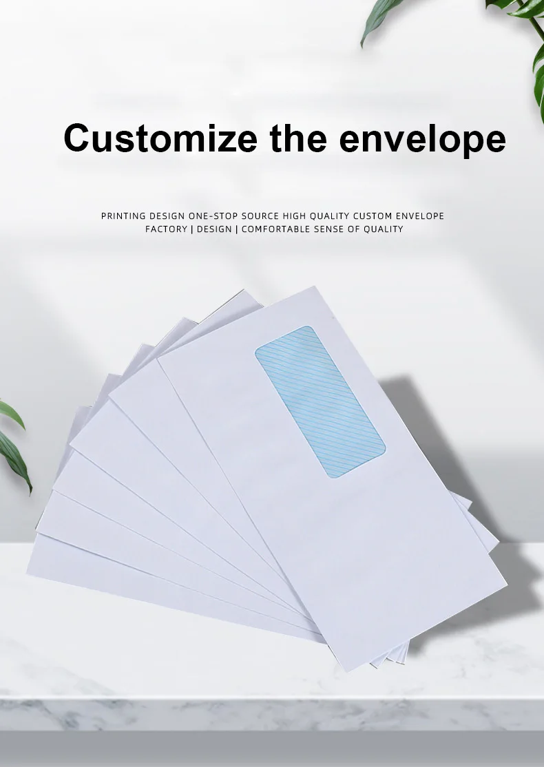 Custom Logo Factory Wholesale 110 * 220mm DL Size Envelope
