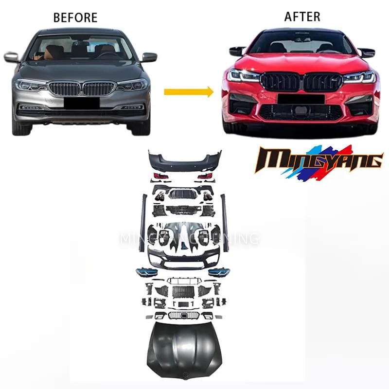 Car parts Conversion kit upgrade kit G38 G30 bodykit headlight front ...