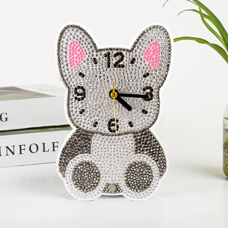 Diy Arts And Crafts Diamond Painting Clock Custom Logo Desk Clock ...