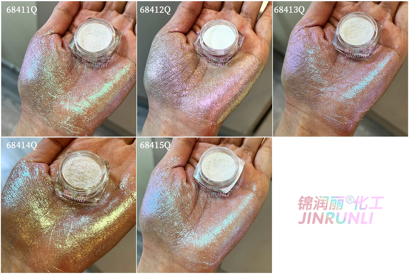 Natural Pearl White Chameleon Mica Powder Pigment Blue Purple Epoxy ...
