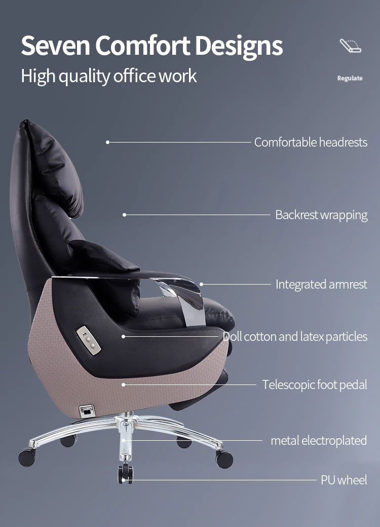 Luxury Modern Swivel Ergonomic Computer CEO Boss Chair