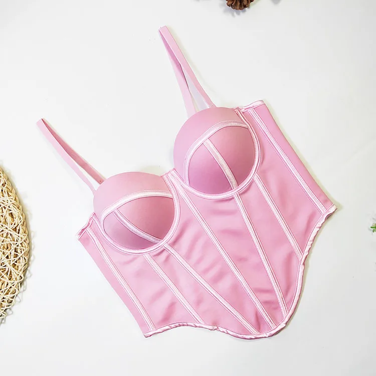 2024 New Irregular Fishbone Bra Suspenders Women Corset Beautiful Back ...