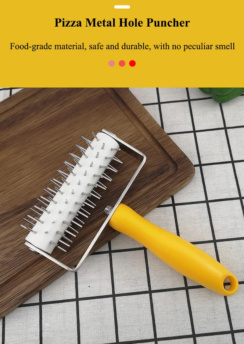 Home Commercial Cooking Pizza Cookies Puncher Pie Stainless Steel ...