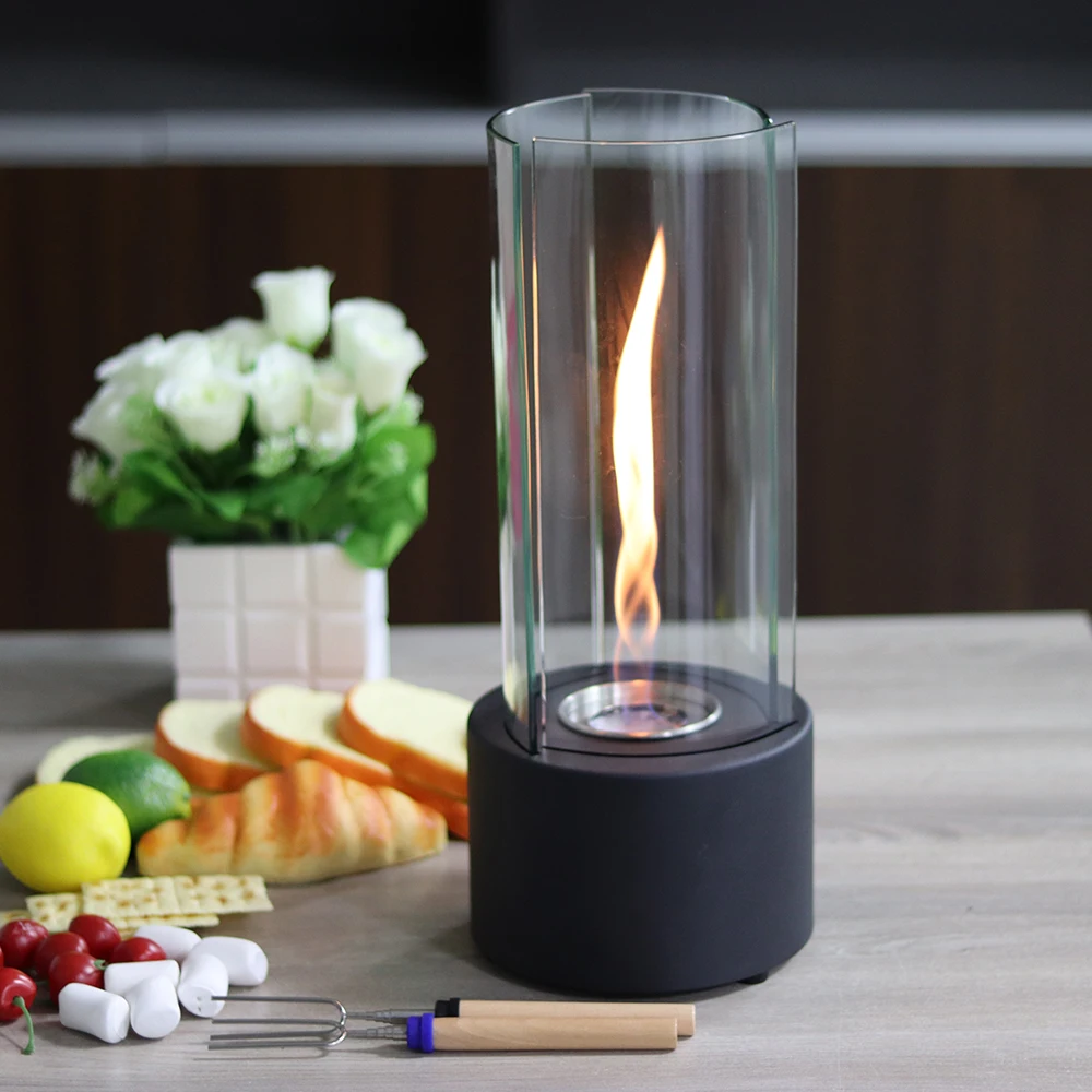Portable Fireplace - Bio Ethanol Tornado Tabletop Fireplace