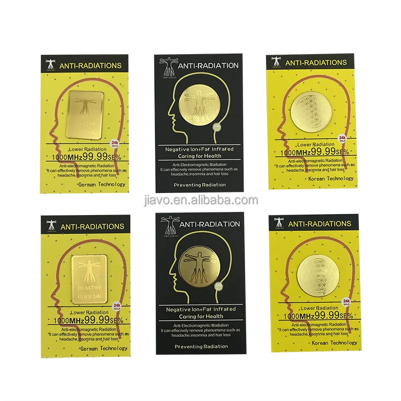 Radiation Stickers Digital Products Anti Radiation 24k Gold-plated ...