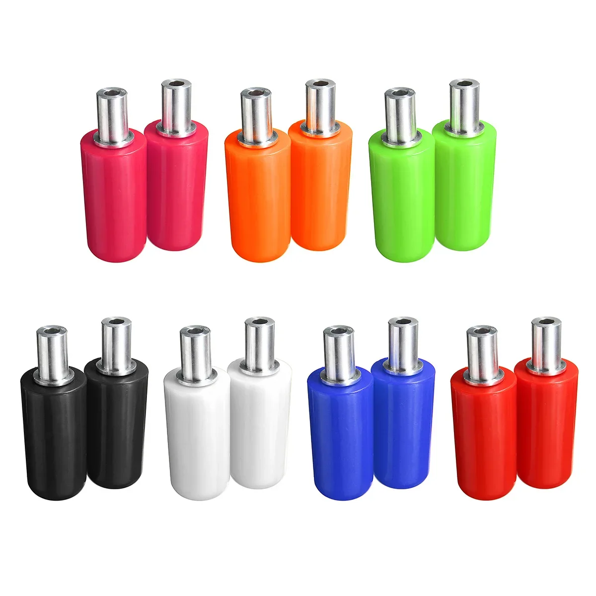 2Pcs 10mm Universal Motorcycle Frame Slider Anti Crash Pad Falling ...