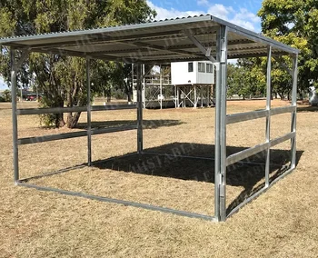 Outdoor Horse Shelters Mobile Australian Economical Light Duty Horse ...