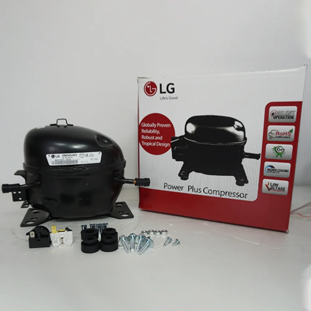 Refrigeration Parts Lg 1/4hp R134a Low Back Refrigerant Compressor For ...