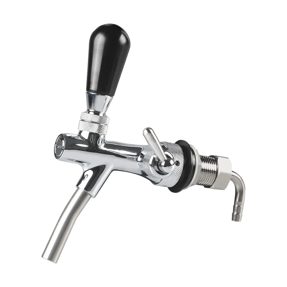 HONGDEC Stainless Steel Beer Tap Adjustable Flow Beer Faucet European ...