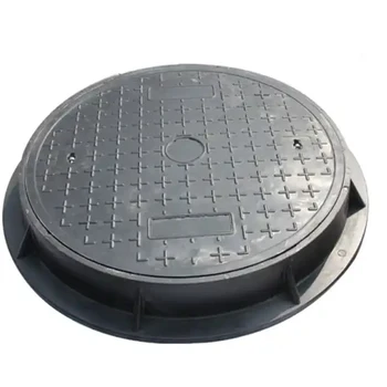 Oem Manhole Covers Frame 45kg Weight Heavy Duty Cast Iron Round Lock ...