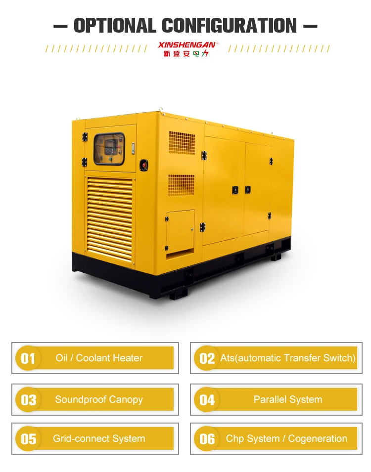 Commercial 50kw Cogeneration Natural Biogas Electricity Generator ...