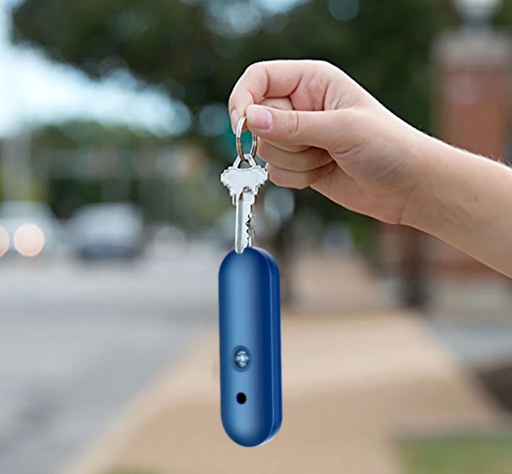 Set Survival Tazer Powerful Self-defense-keychain Saftey Alarm Personal ...