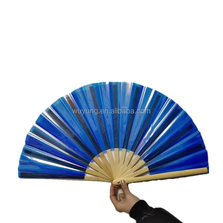 Rave Party Hand Fans Pvc Custom Logo Handhold Fans Promotional Folding ...