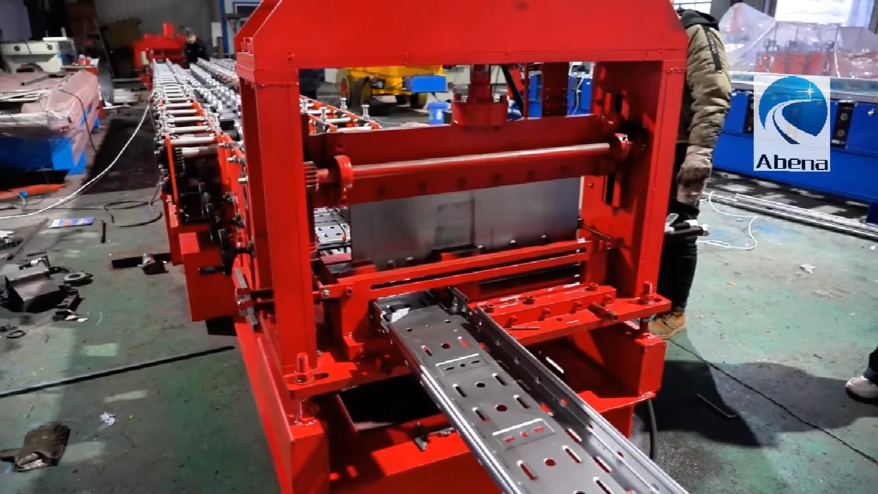 Heavy Duty Cable Tray Roll Forming Machine Galvanized Steel Cable Tray ...