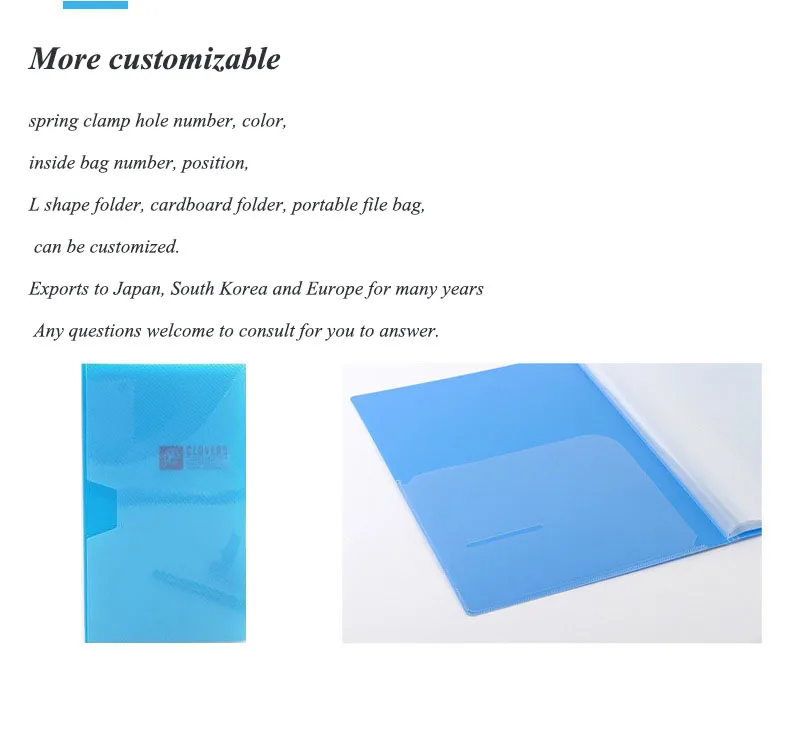 Types Stationery Folders Two-tone Rings Office Document A4 Business ...