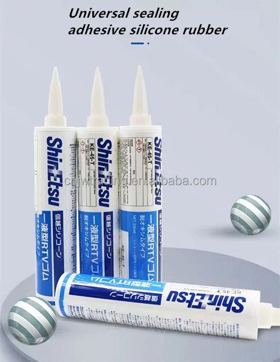 Shin Etsu KE-45-W/T/G/B Electronic Component Sealant Flame Retardant ...