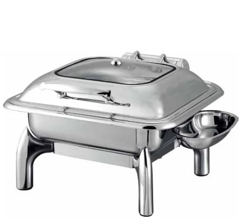 304 Square Stainless Steel Buffet Stove Buffet Furnace Insulation ...