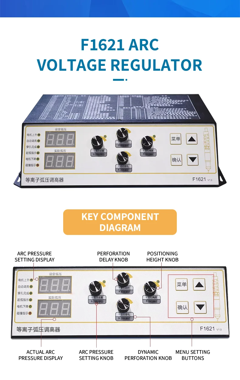 F2100B Plasma Controller with F1621 and JYKB-100-DC24V-T3
