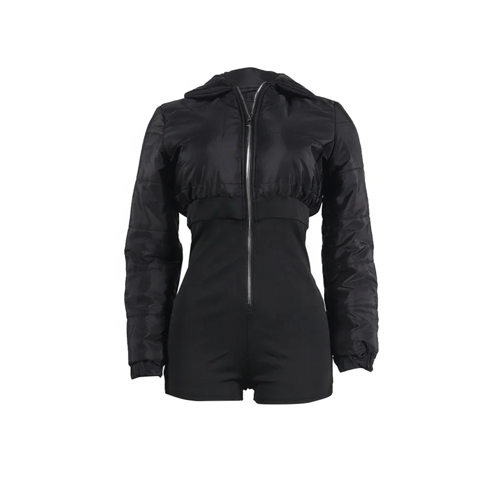 ZHEZHE Wholesale Ladies One Piece Romper Plus Size Puffer Romper ...