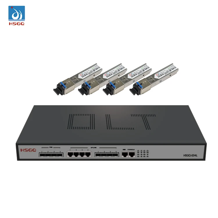 Hsgq- E04r Kit Mini Olt Epon 4 Port Olt 1.25g Hsgq Huaweii Sfp Modules ...