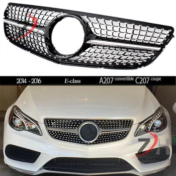 W207 Grille,Diamonds Style Front Bumper Hood Grill For Mercedes E Class ...