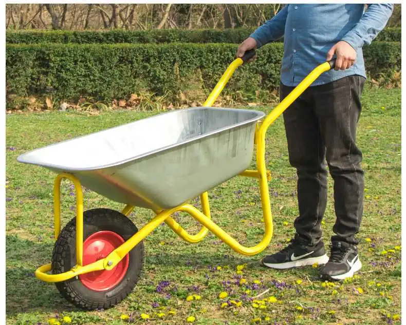 Single Wheel Agricultural Handcart - Durable & Versatile