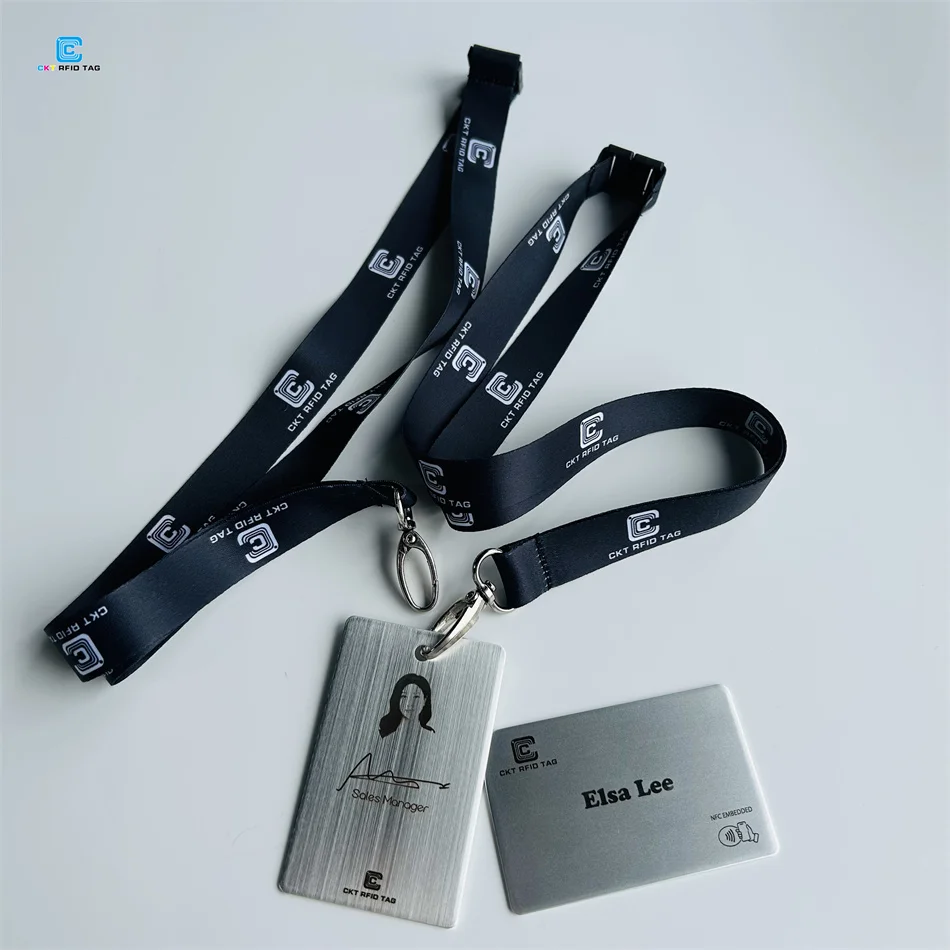 Printable Engraved Stainless Steel NFC Metal Card Custom NFC Metal ID ...