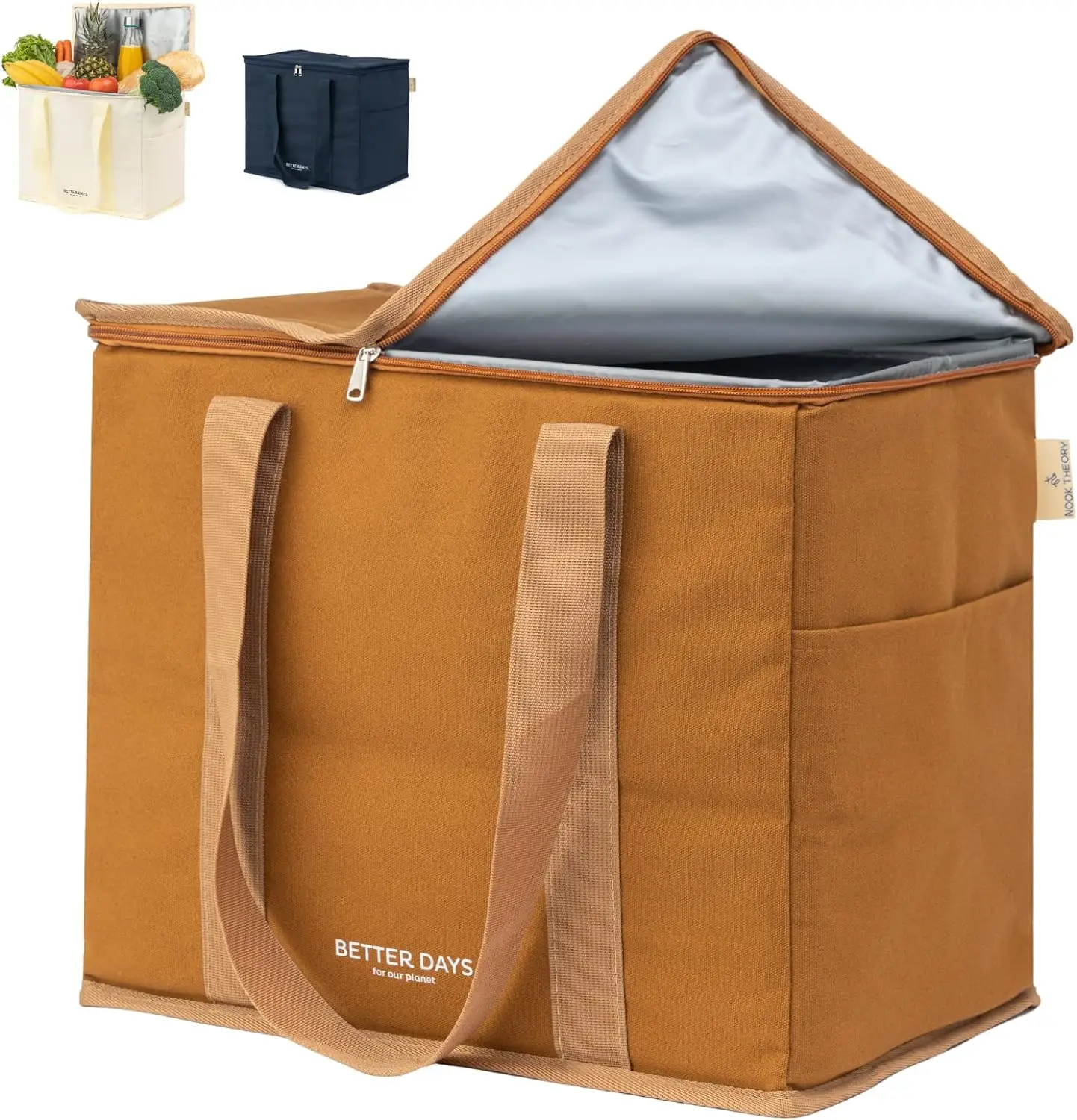 Canvas Foldable Ice Thermal Insulation Soft Beer Insulated Bag Cooler ...