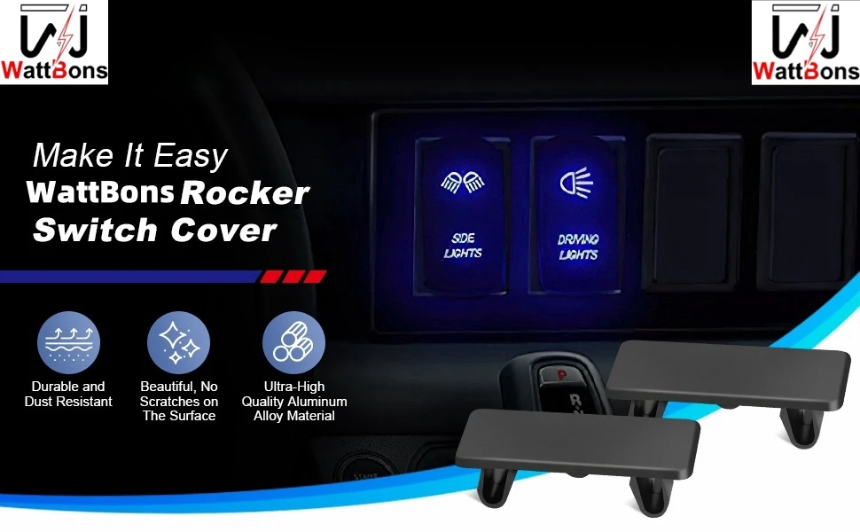 Marine Boat Rocker Switch Panel Blank Hole Cover for Empty Slot, Rocker ...