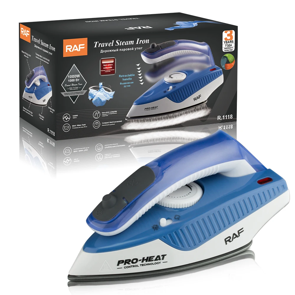 Raf Good Quality Folding Electric Steam Irons For Clothes With 3 Gears ...